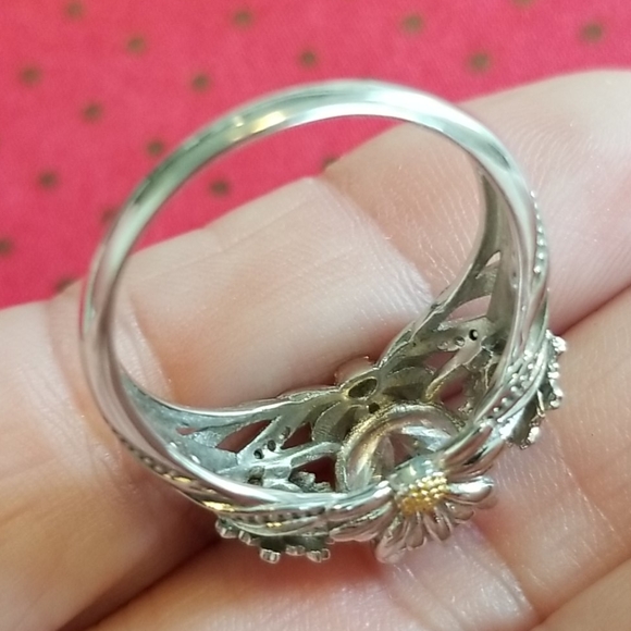 vancaro | Jewelry | Sterling Silver S925 Vancaro Sunflower Ring | Poshmark